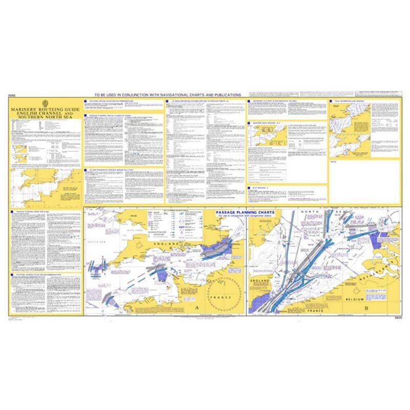 Admiralty Chart 5500 Mariner's Routeing Guide Chart