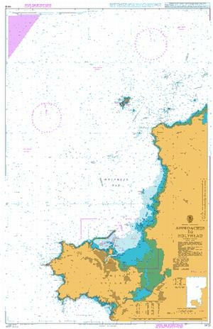 Admiralty Chart 1413 Approaches to Holyhead
