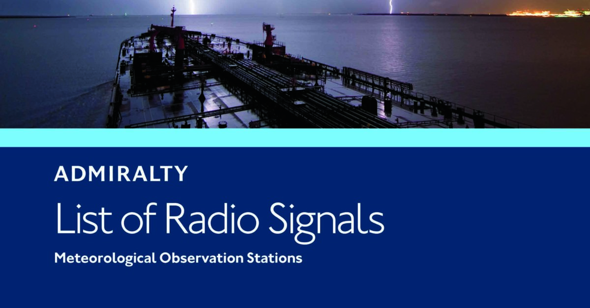 Admiralty Publication NP284 List of Radio Signals Vol 4