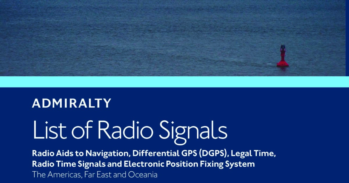 Admiralty Publication NP282(2) List of Radio Signals Vol. 2 Part 2