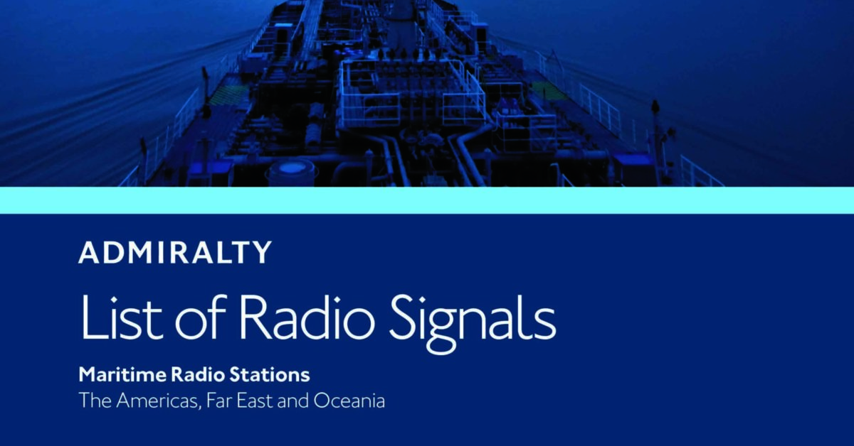 Admiralty Publication NP281(2) List of Radio Volume 1 Part 2