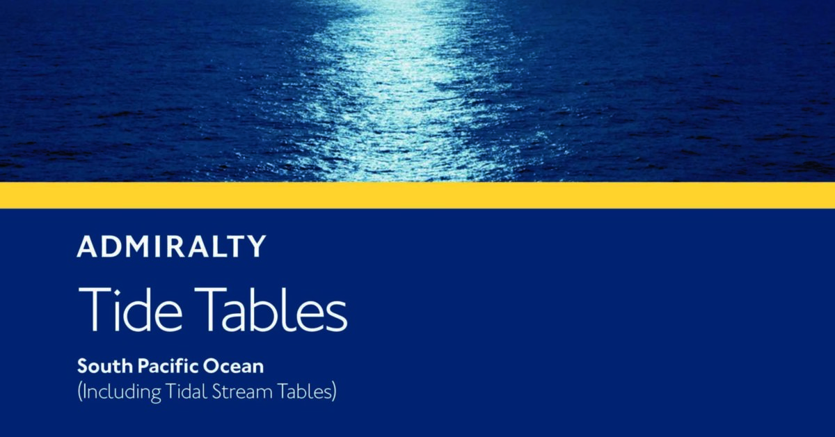 Admiralty Tide Table NP204-2025 Pacific Ocean